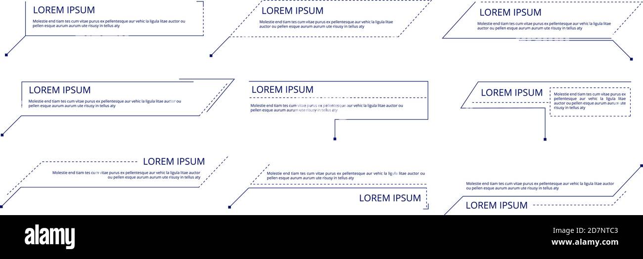 Callouts. Title text labels technology callout marketing titles boxes ...