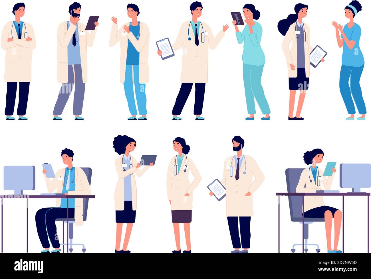 Pharmacist in hospital Stock Vector Images - Alamy