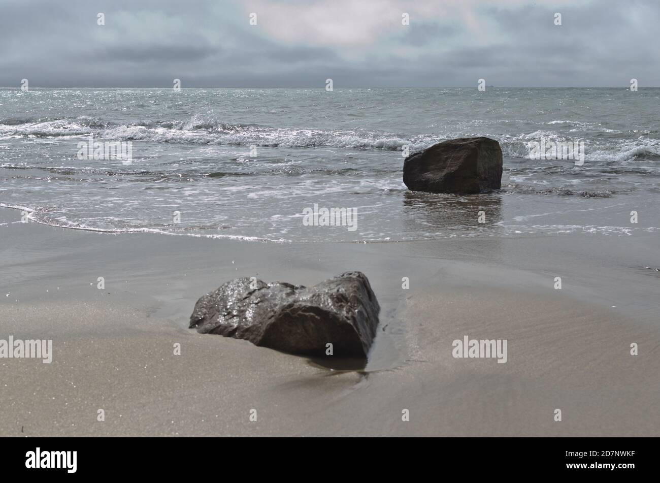 Rock formations at the beach Stock Photo - Alamy
