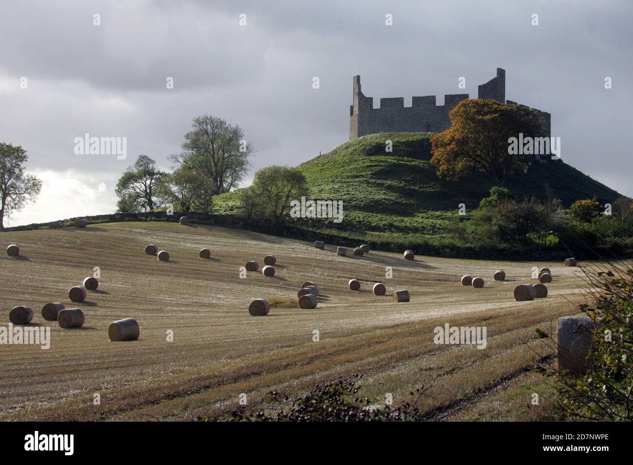 Borders Greenlaw Hume Castle,Scotland, UK. Hume Castle is the heavily ...