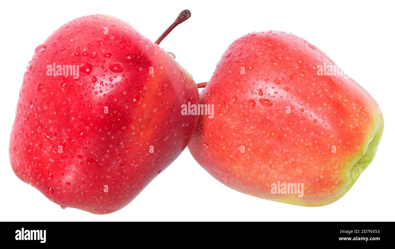 Two apple hi-res stock photography and images - Alamy
