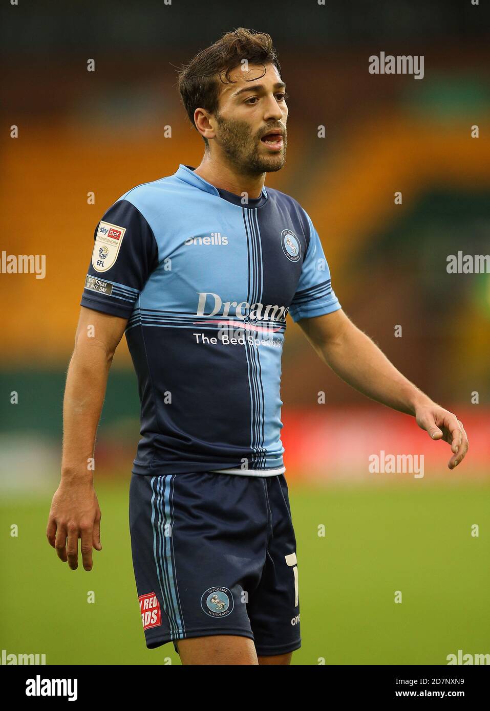 Wycombe Wanderers' Joe Jacobson during the Sky Bet Championship match ...