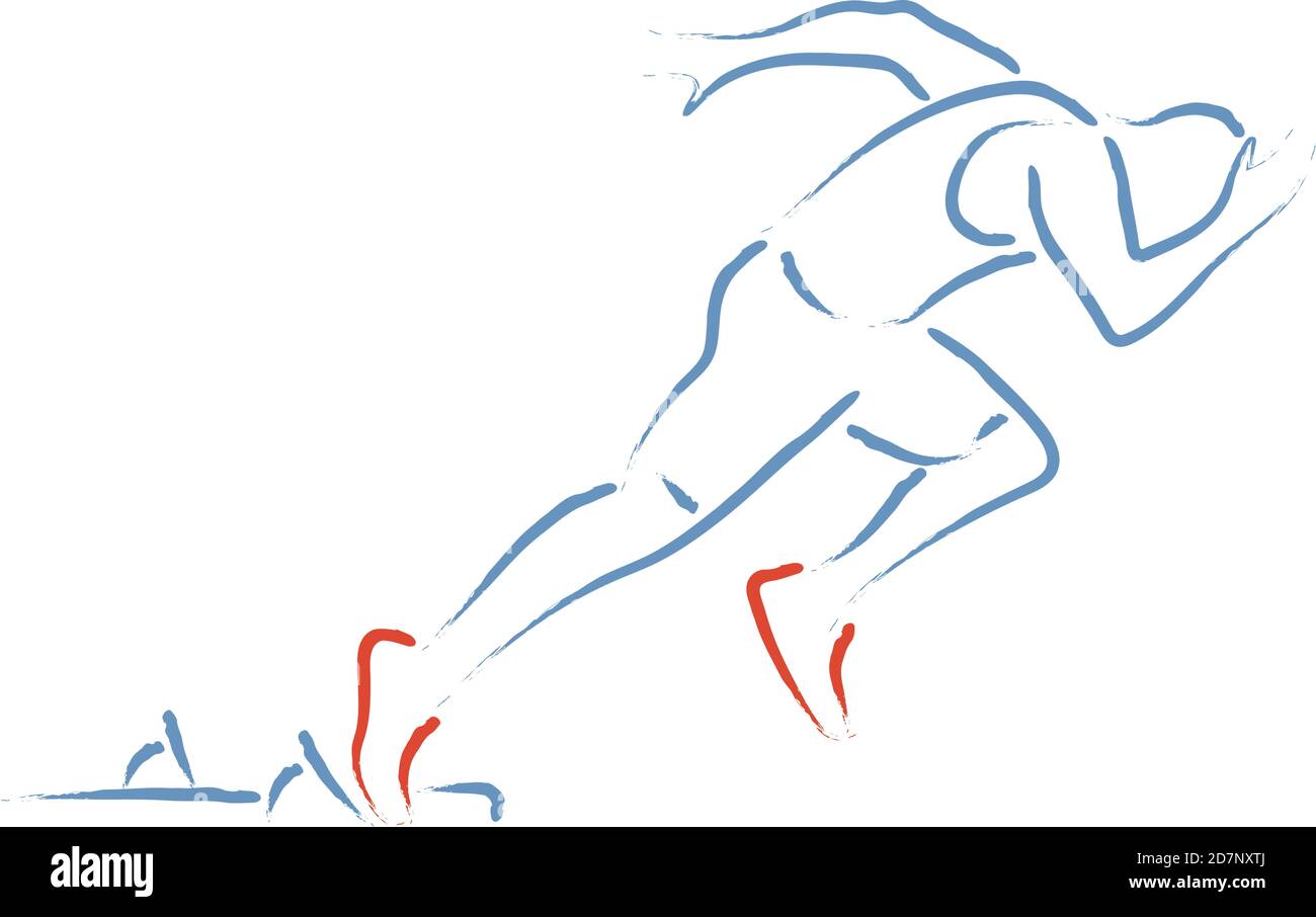 Starting blocks Stock Vector Images - Alamy