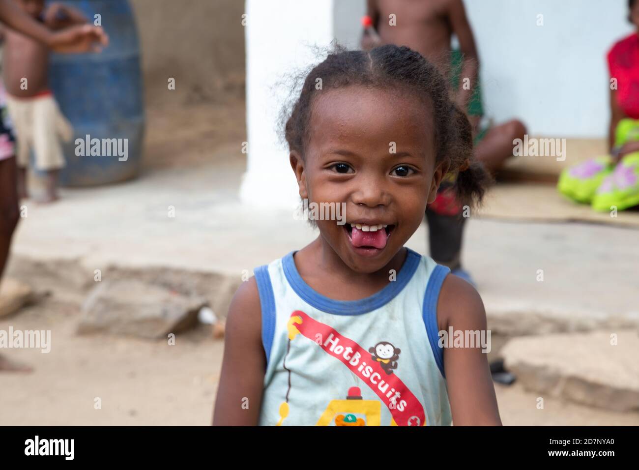 A local children on the island of Madagascar Stock Photo - Alamy