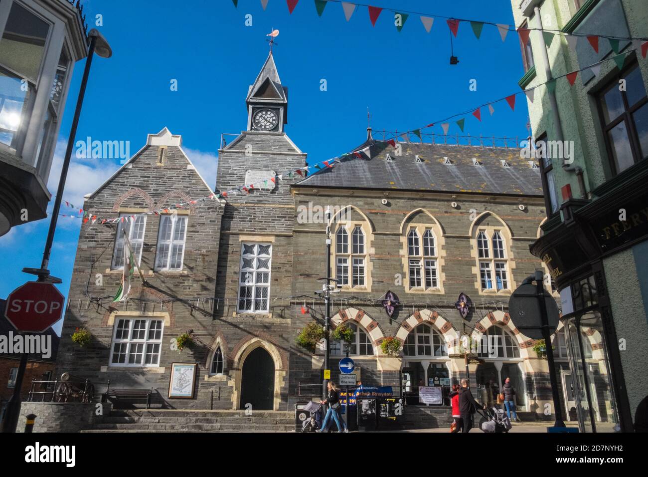 Cardigan guildhall market hi-res stock photography and images - Alamy