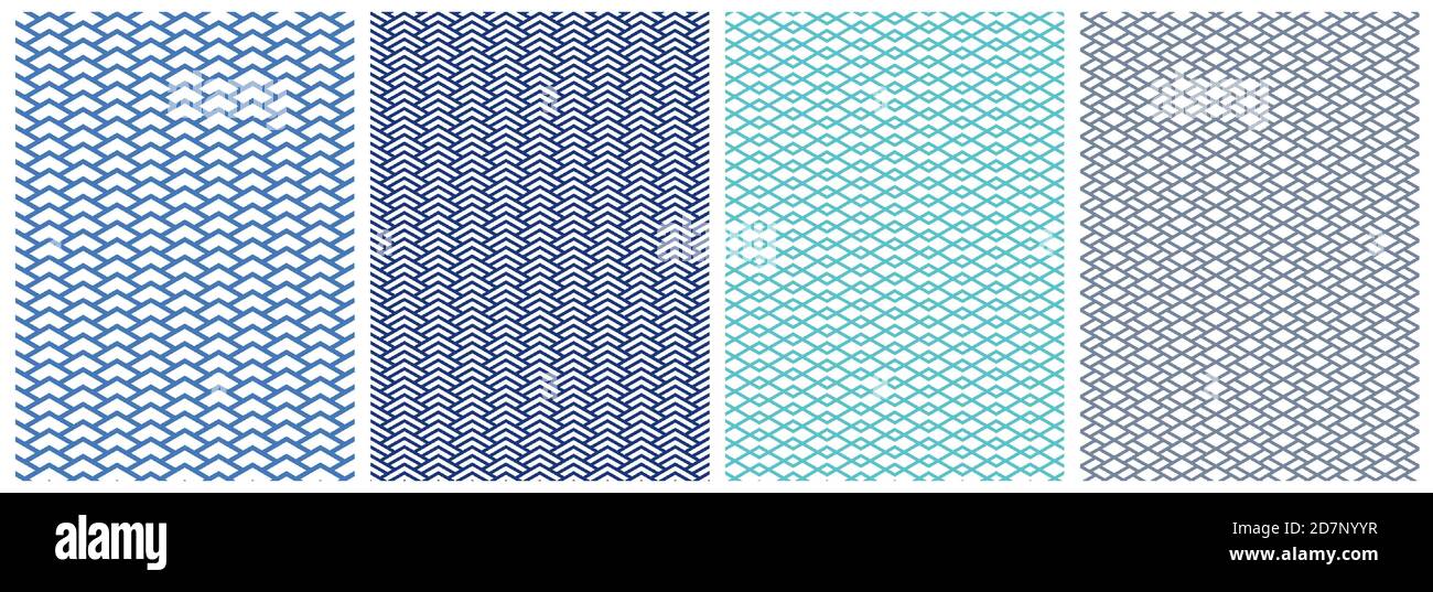 Geometry seamless line grid pattern on white background. Simple ...