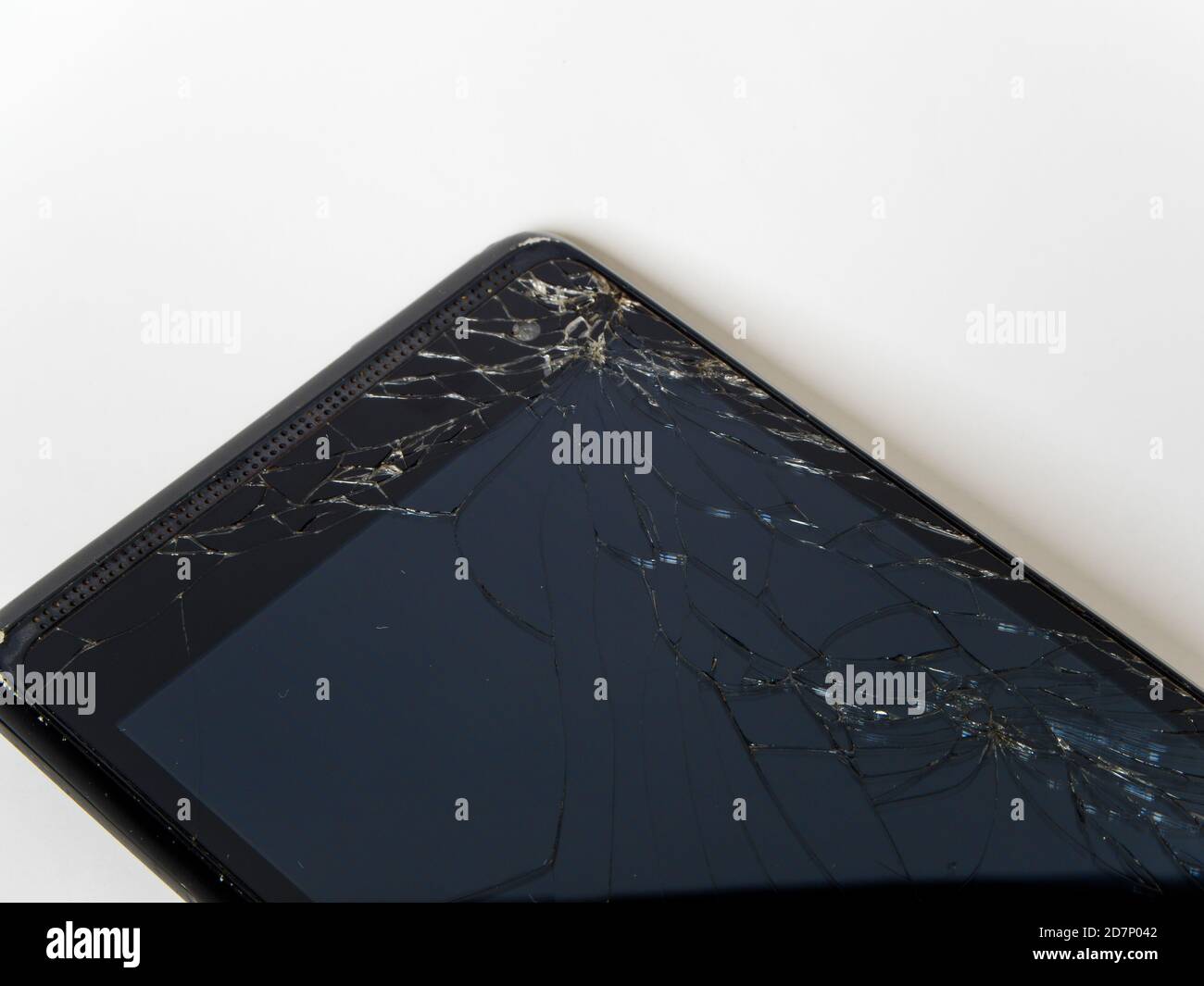 broken glass display of smart phone Stock Photo - Alamy