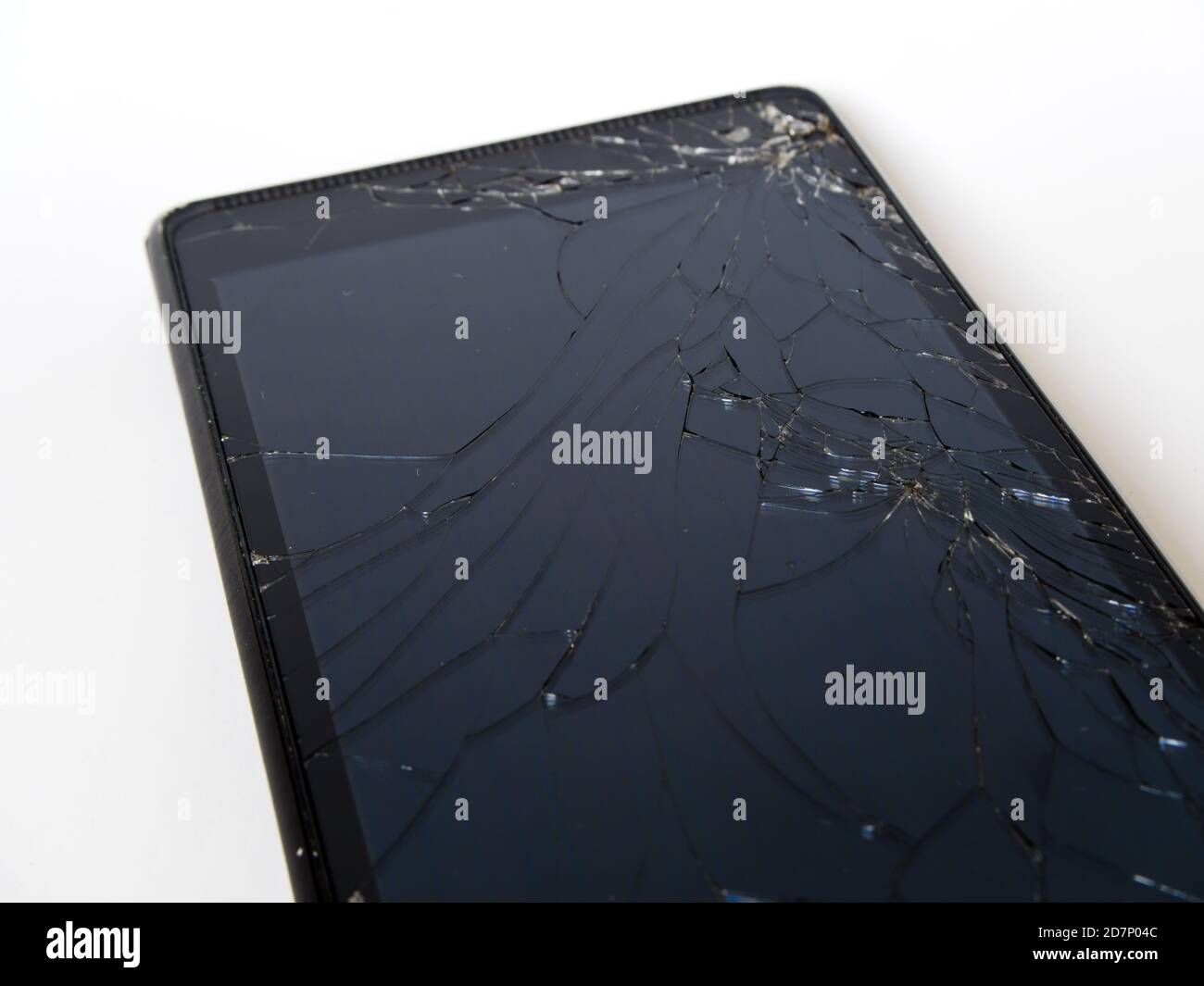 broken glass display of smart phone Stock Photo - Alamy