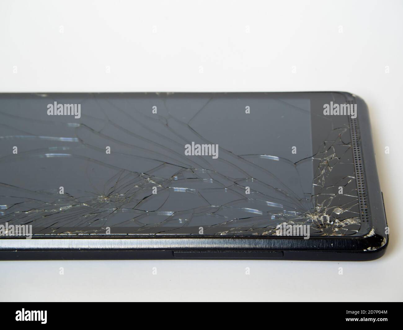 broken glass display of smart phone Stock Photo - Alamy