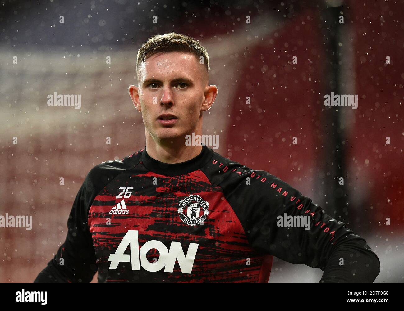 Manchester United goalkeeper Dean Henderson before the Premier League ...