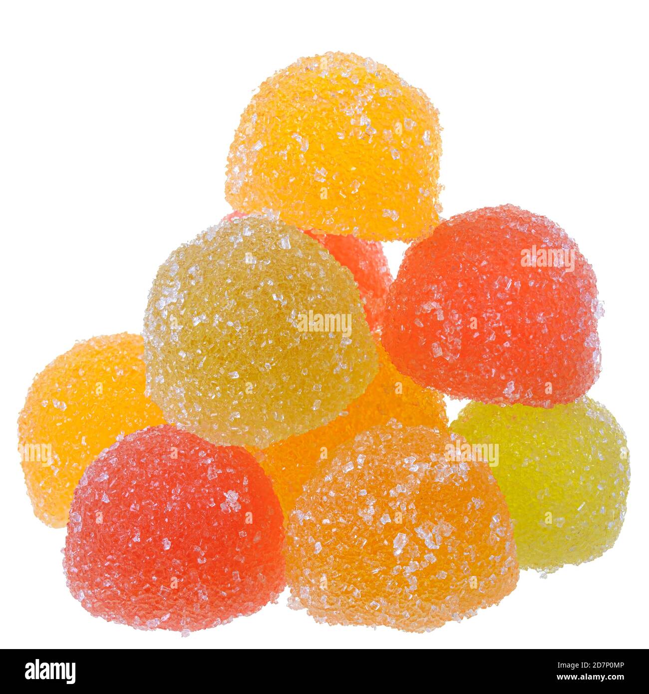 Heap multicolored candy isolated Stock Photo - Alamy