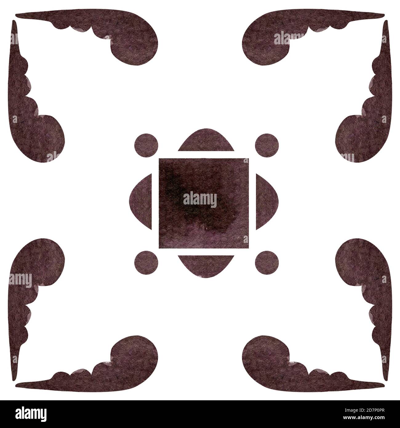 Moroccan tile hand Cut Out Stock Images & Pictures - Alamy