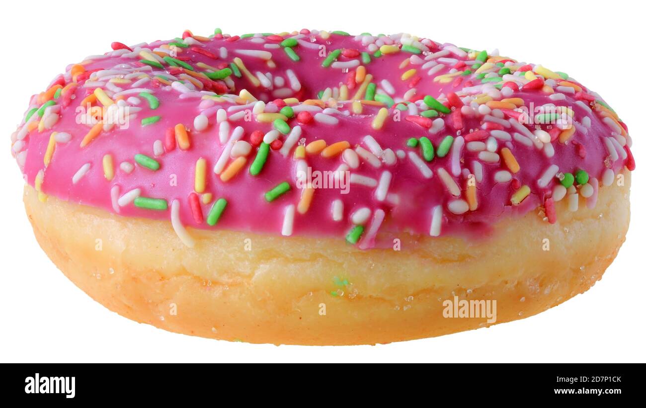 Top view closeup pink icing Cut Out Stock Images & Pictures - Alamy