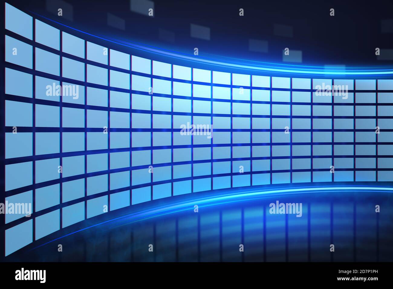 Multi screen visualization network concept 002 Stock Photo - Alamy