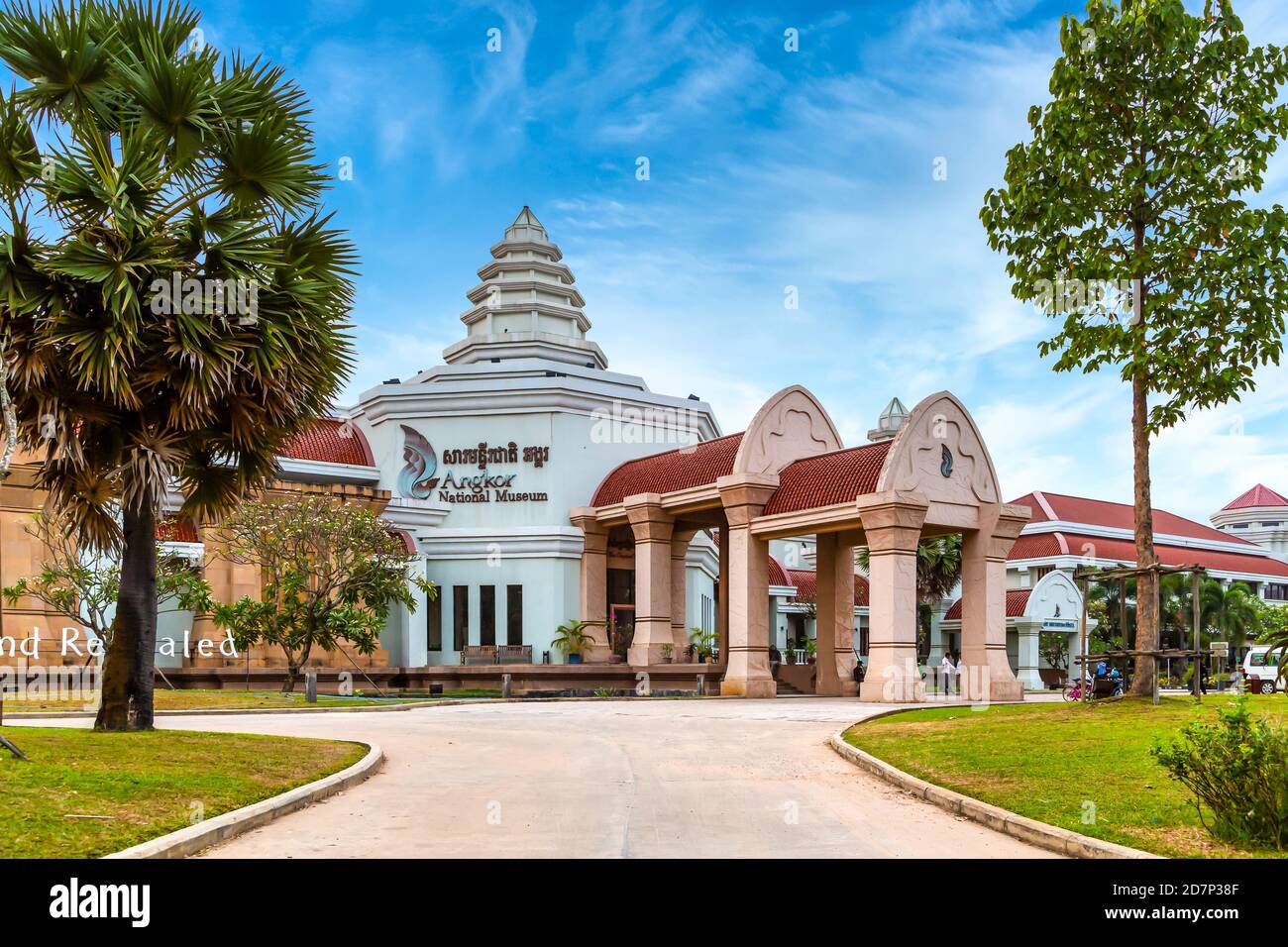 The Angkor National Museum near Siem Reap, Cambodia, Asia Stock Photo ...
