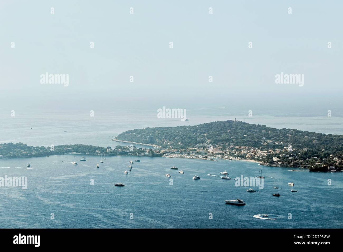 landscape of small island in ocean in south France Stock Photo - Alamy