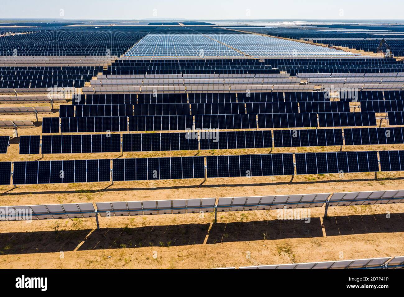 Juno solar project, Borden County, Texas, USA Stock Photo - Alamy
