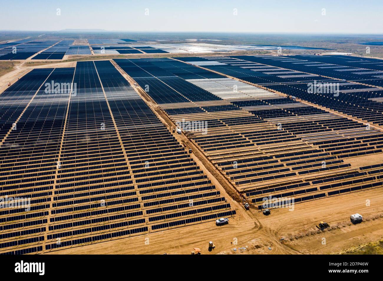 Juno solar project, Borden County, Texas, USA Stock Photo - Alamy