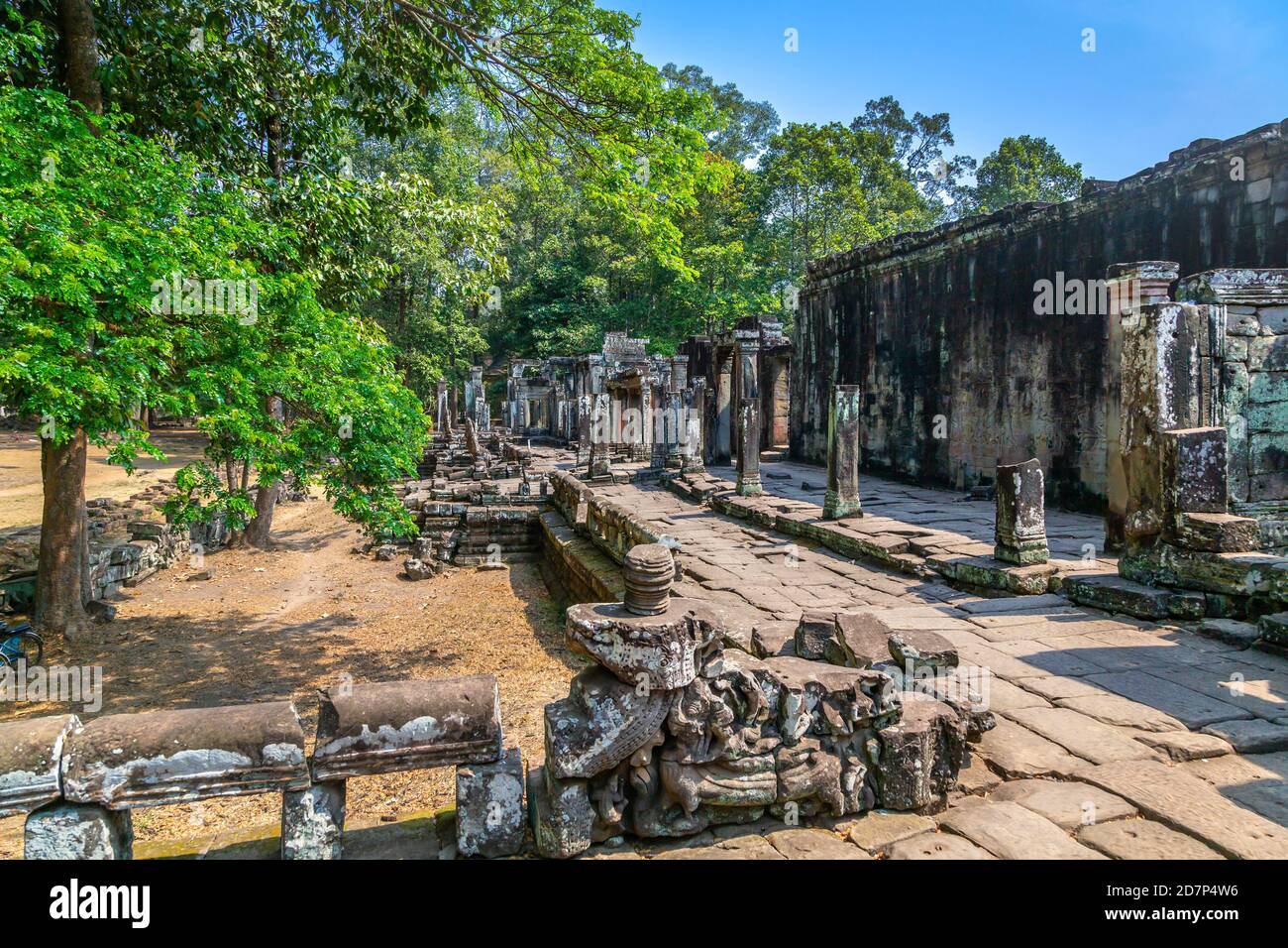 The Angkor Thom archaeological ruins near Siem Reap, Cambodia, Asia ...