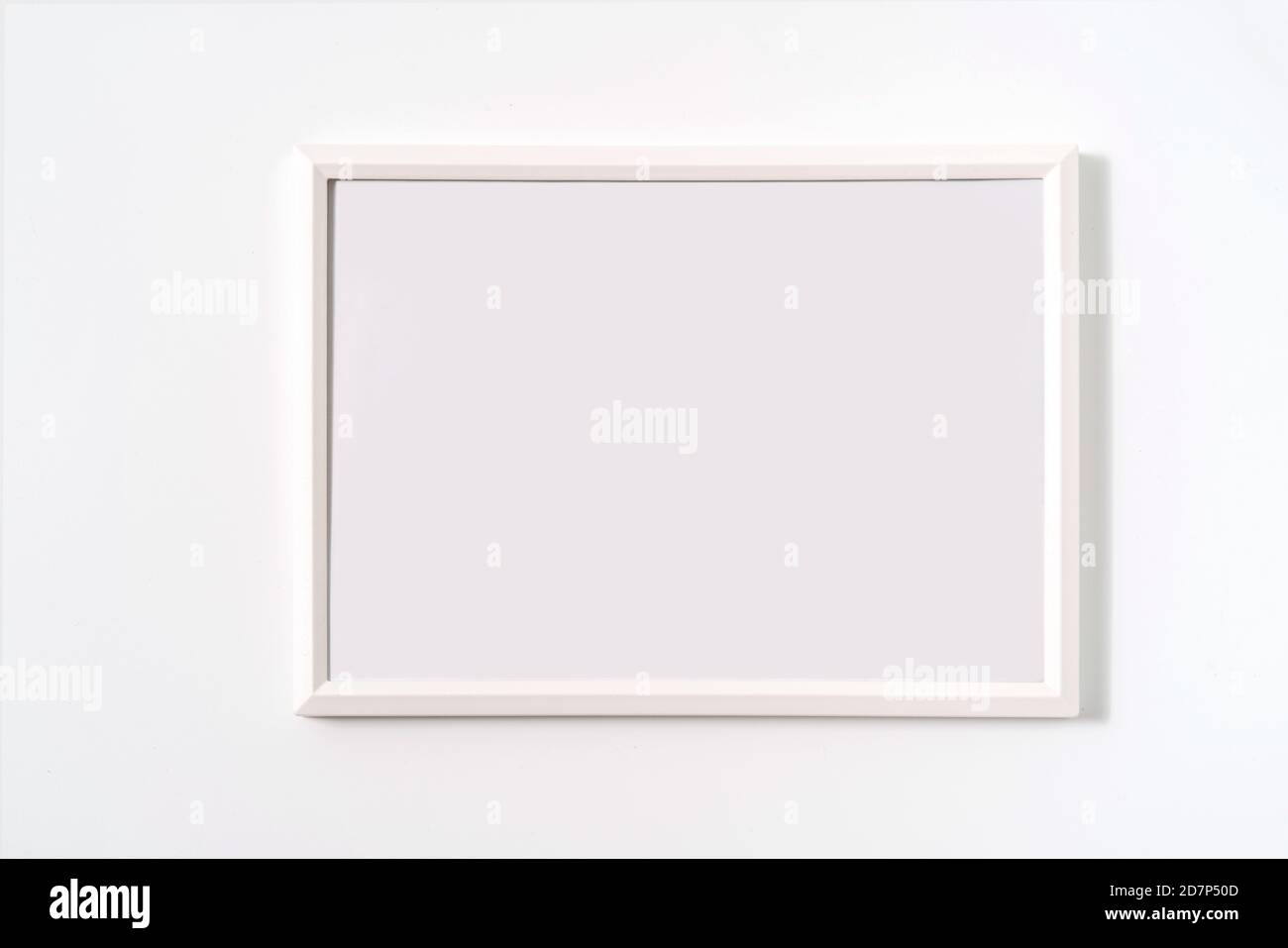 Photo frame portrait in white background Stock Photo - Alamy