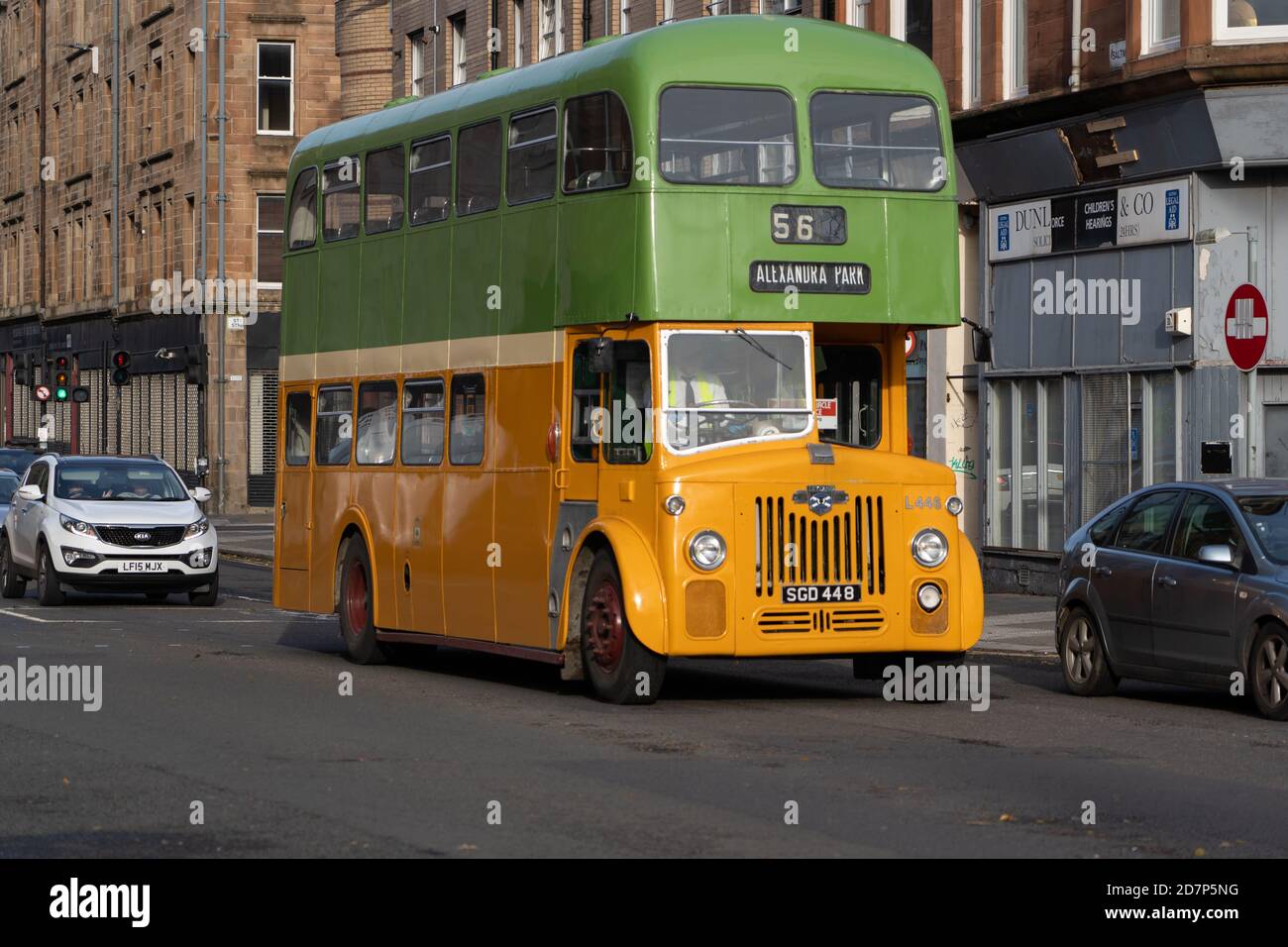Glasgow corporation bus hi-res stock photography and images - Alamy
