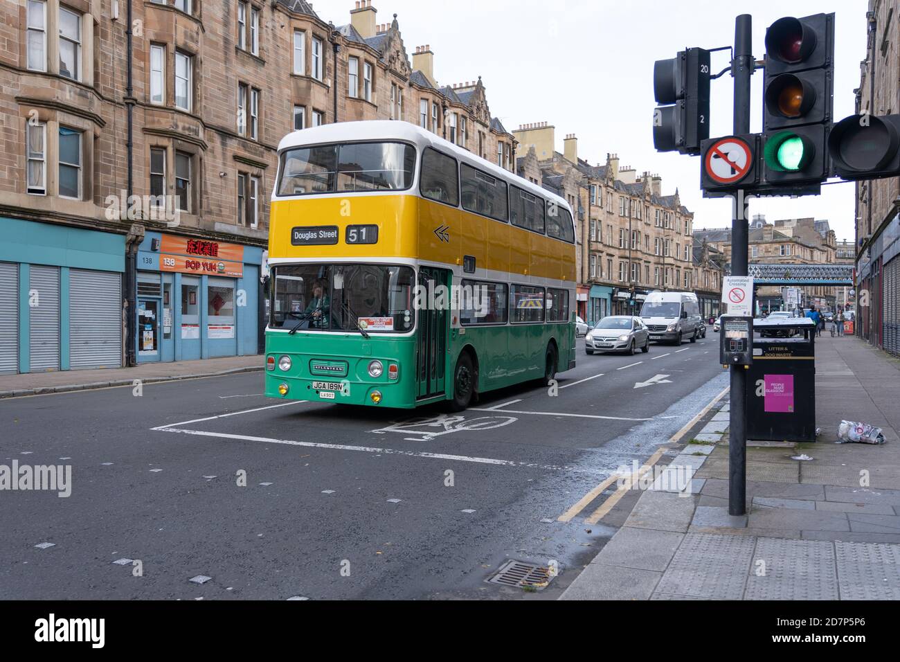 Glasgow corporation buses hi-res stock photography and images - Alamy
