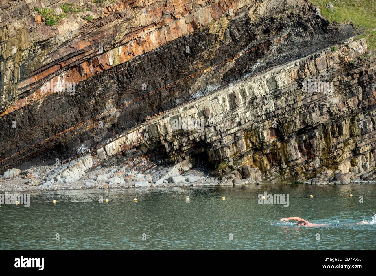 The outdoor seawater pool at Bude, Cornwall Stock Photo - Alamy
