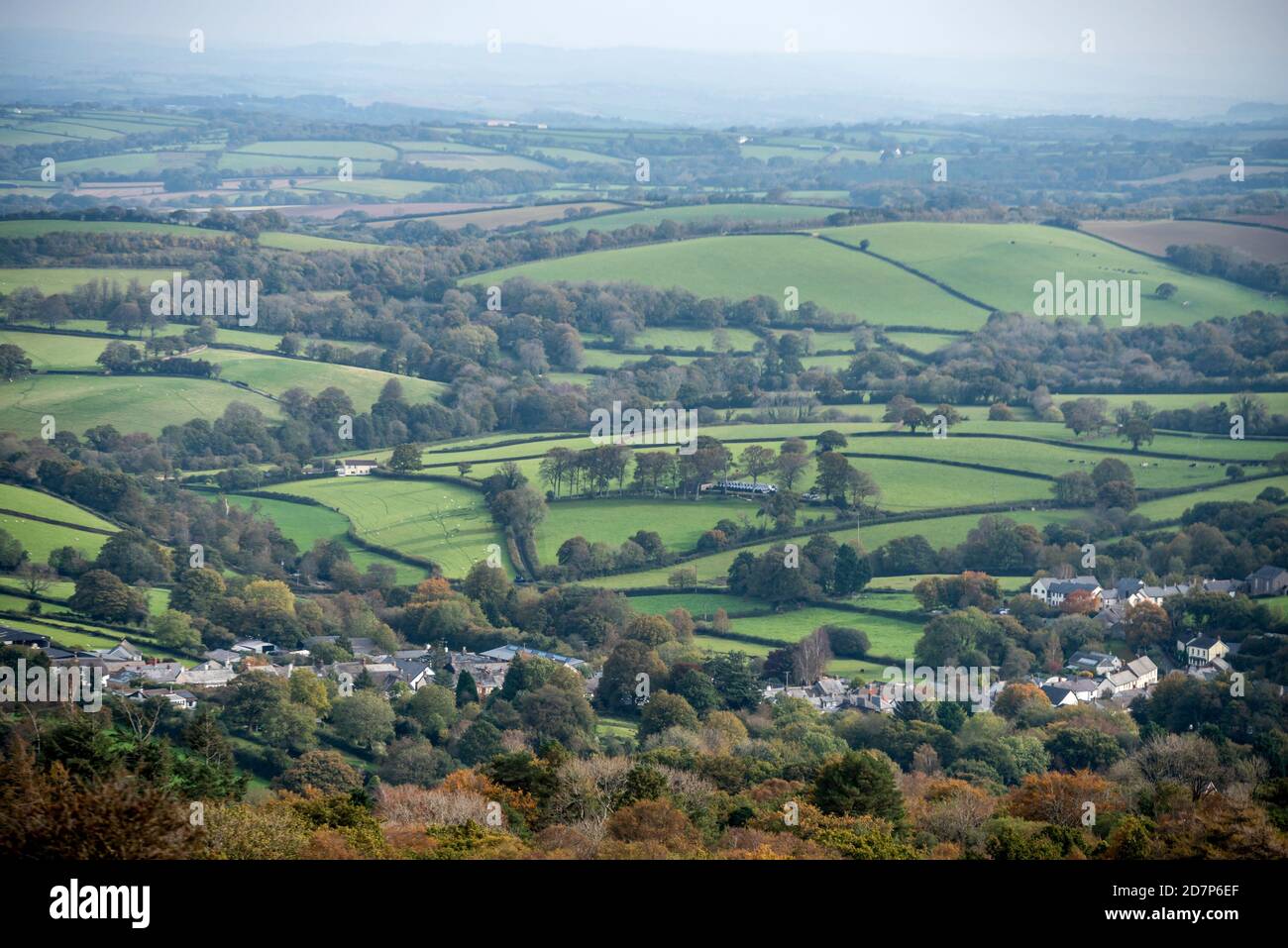 Cosdon Beacon on Dartmoor in Devon Stock Photo - Alamy