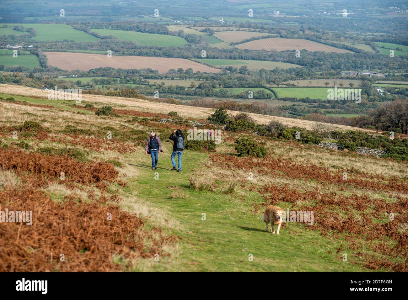 Cosdon Beacon on Dartmoor in Devon Stock Photo - Alamy