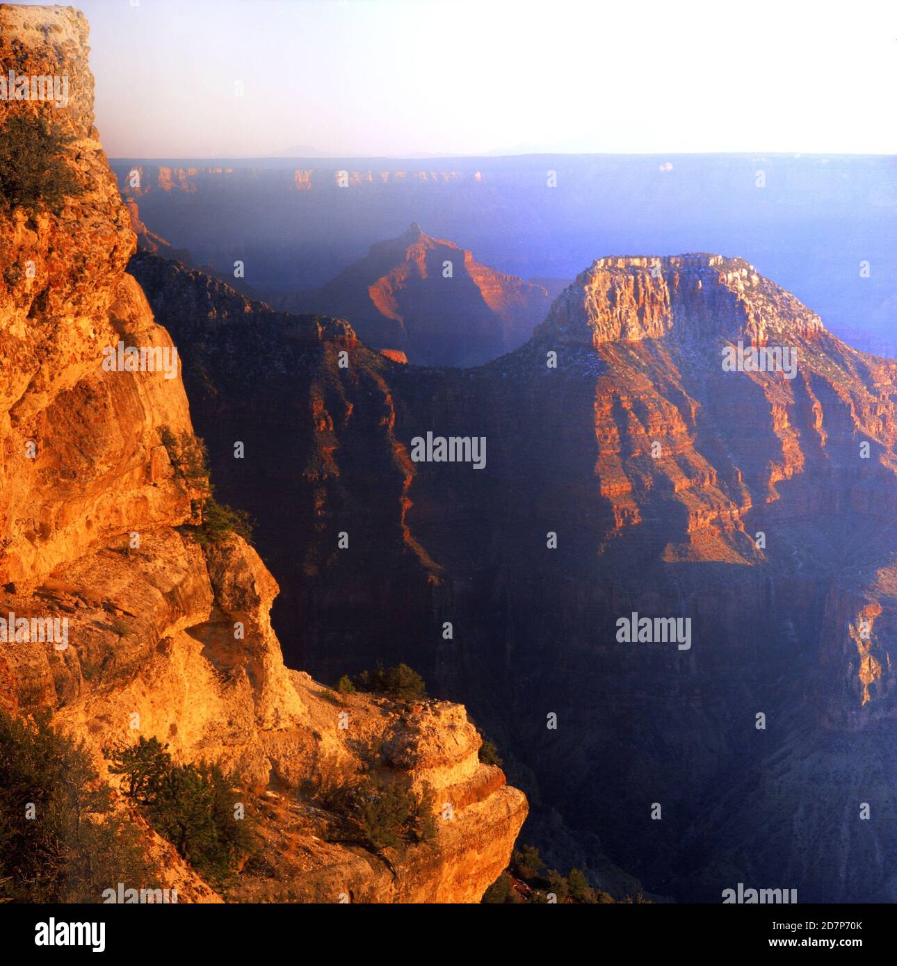 Sunset Views of the Grand Canyon from the North Rim Stock Photo - Alamy