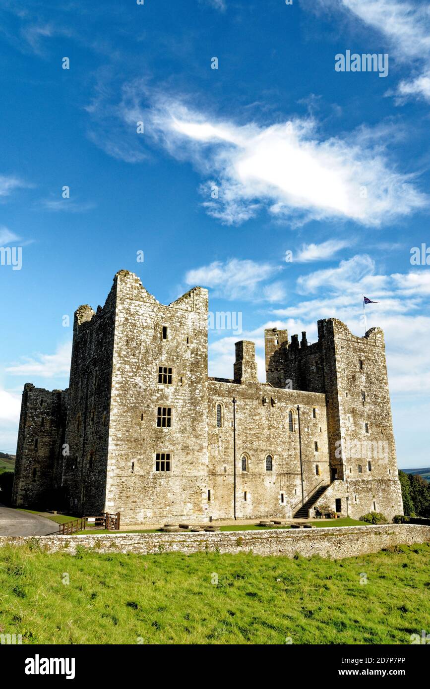 Bolton Castle, a 14th century castle in Castle Bolton village ...