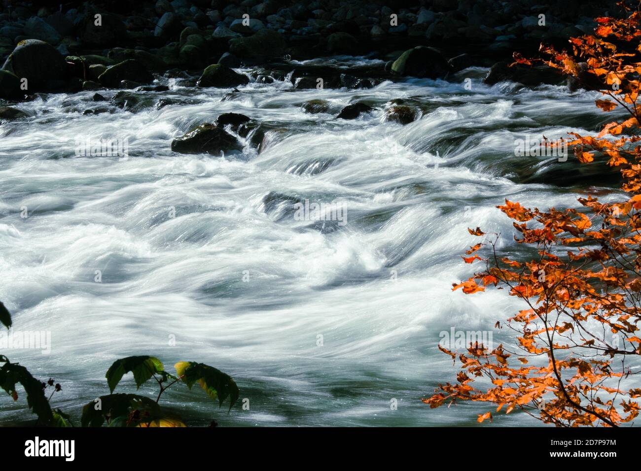 Long Exposure of River Stock Photo - Alamy