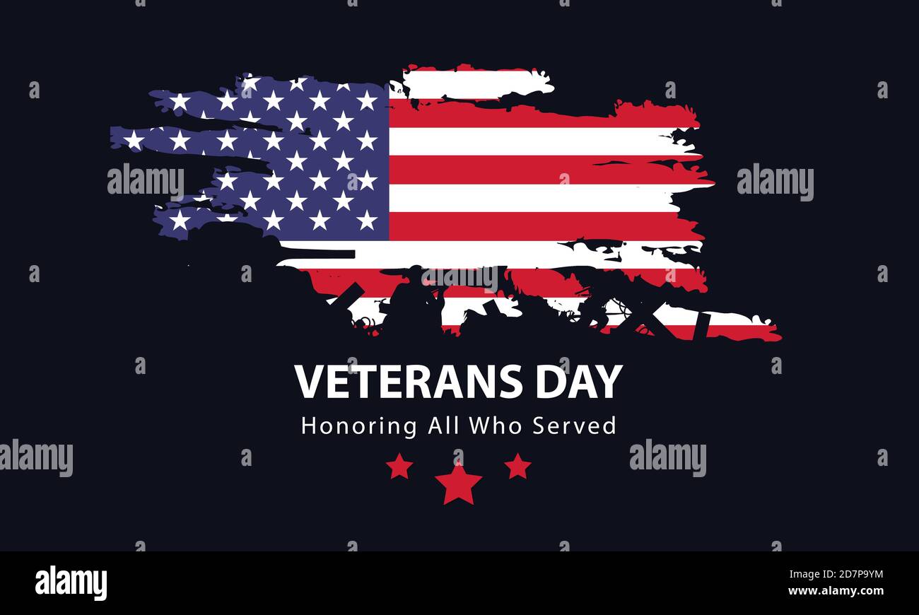 Veterans Day, Memorial Day, Patriot Vector for Banner, Brochure, Print ...