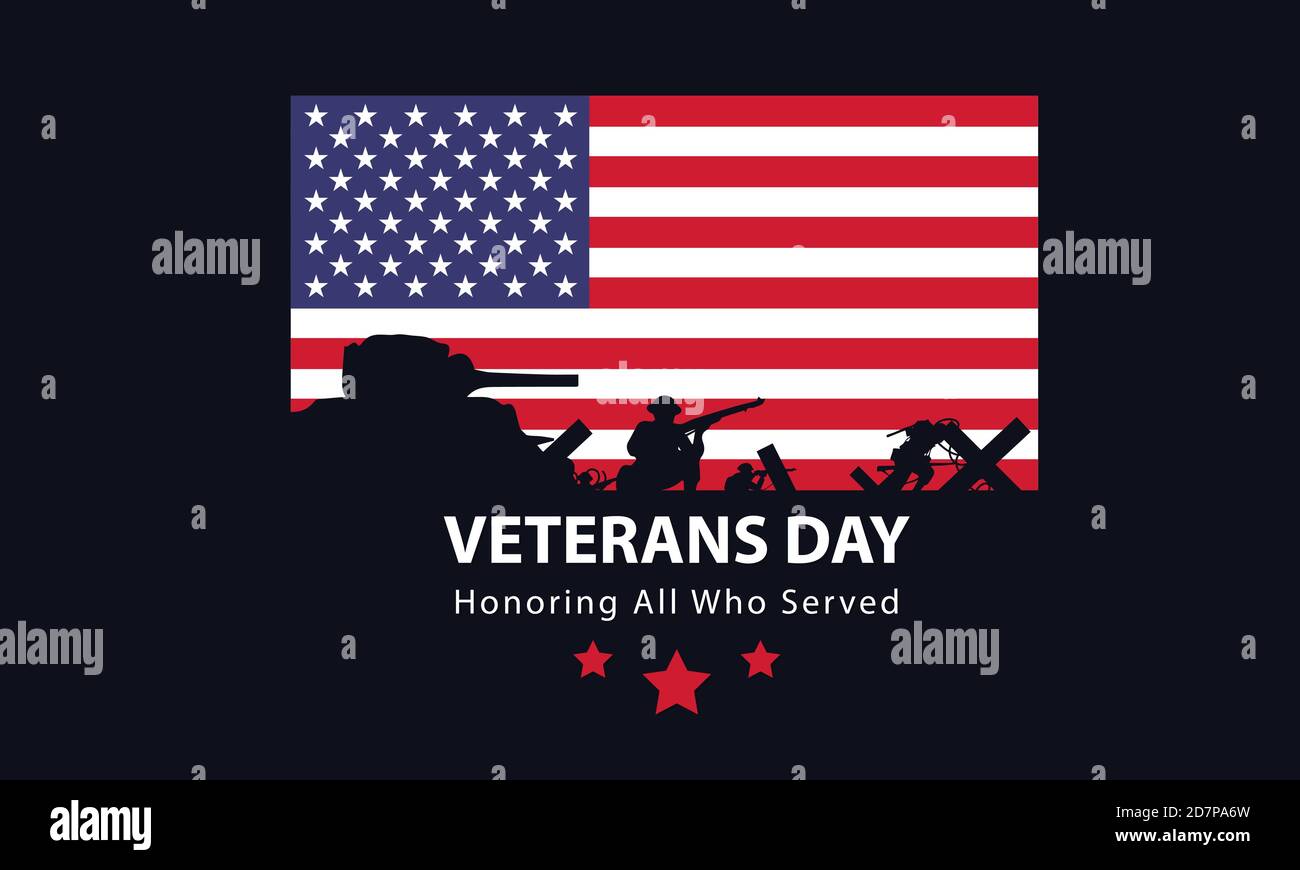 Veterans Day, Memorial Day, Patriot Vector for Banner, Brochure, Print ...