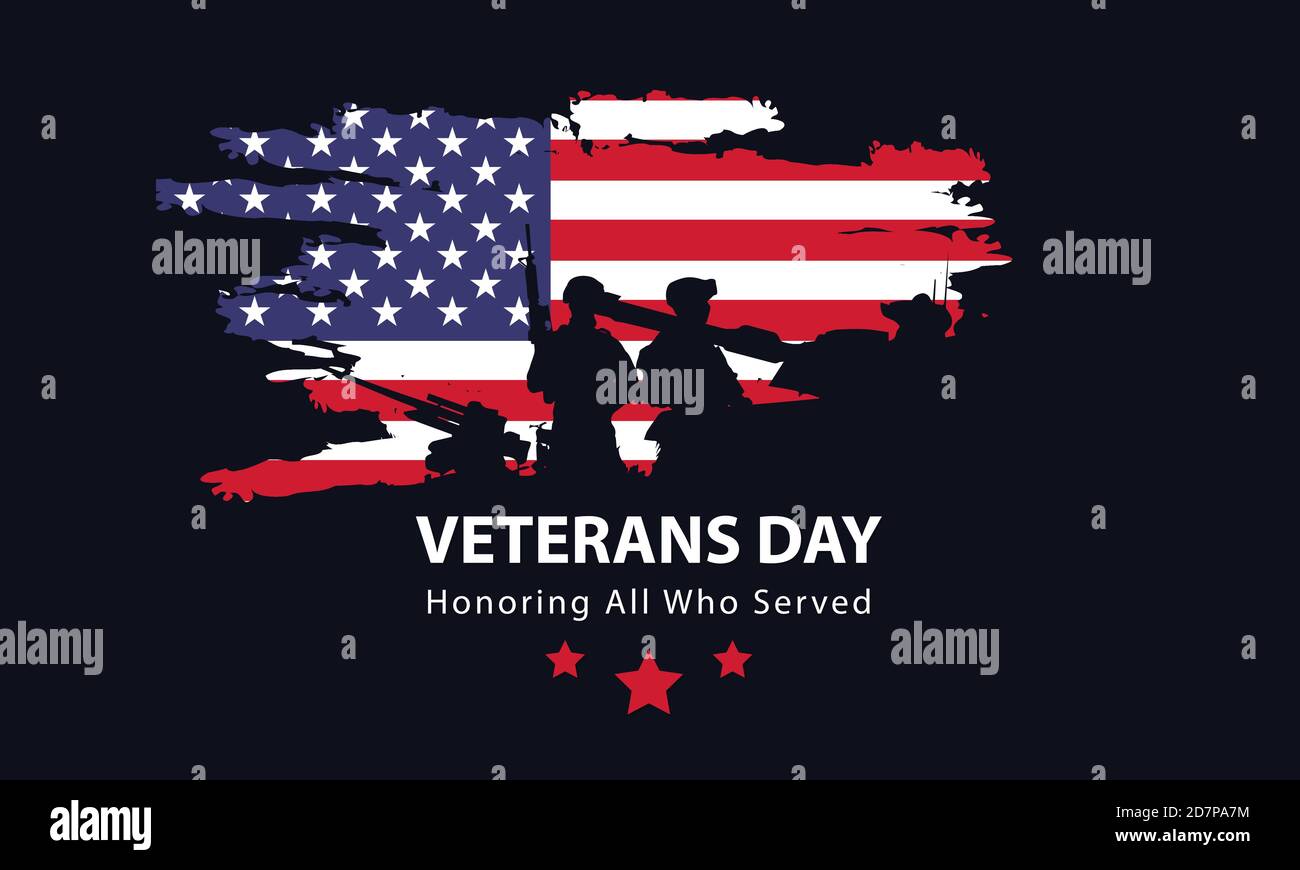 Veterans Day, Memorial Day, Patriot Vector for Banner, Brochure, Print ...