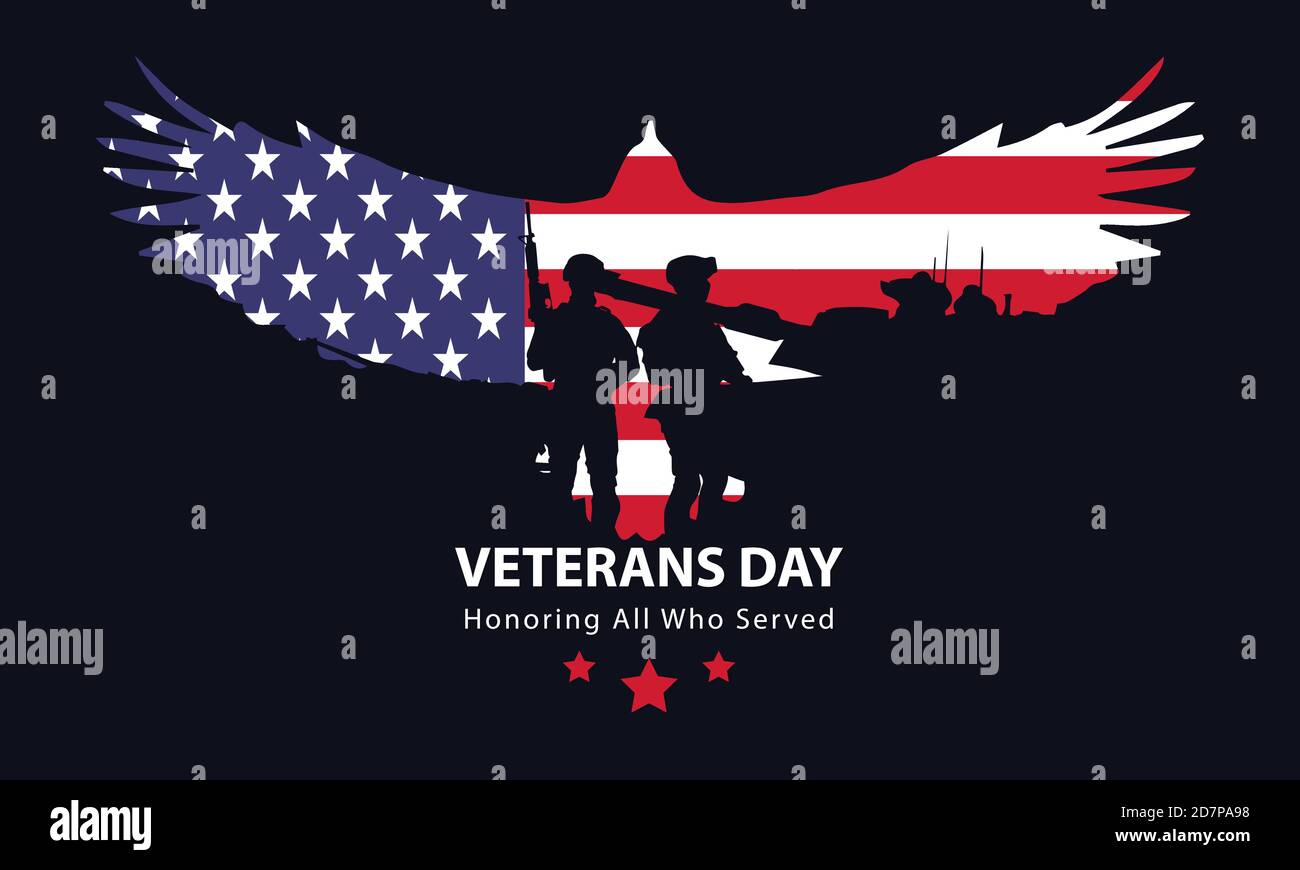 Veterans Day, Memorial Day, Patriot Vector for Banner, Brochure, Print ...