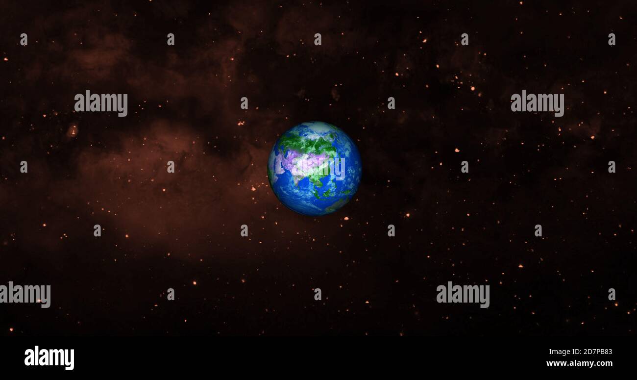 3d rendered photo realistic earth planet. Beautiful green earth planet ...
