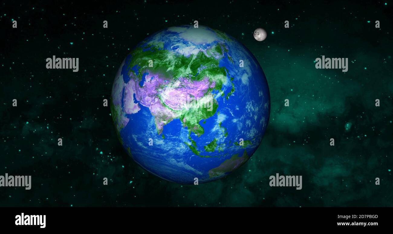 Shine light and glow small stars with Earth to realistic style from ...