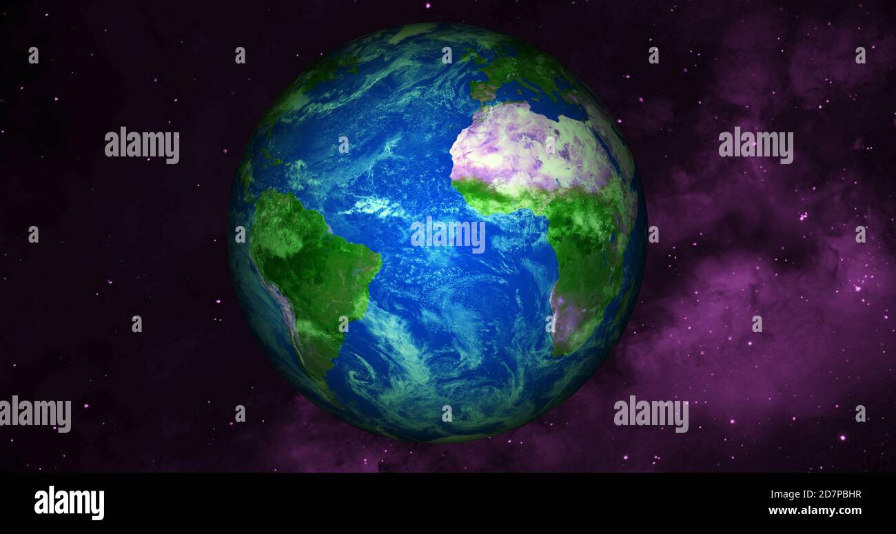 Shine light and glow small stars with Earth to realistic style from ...