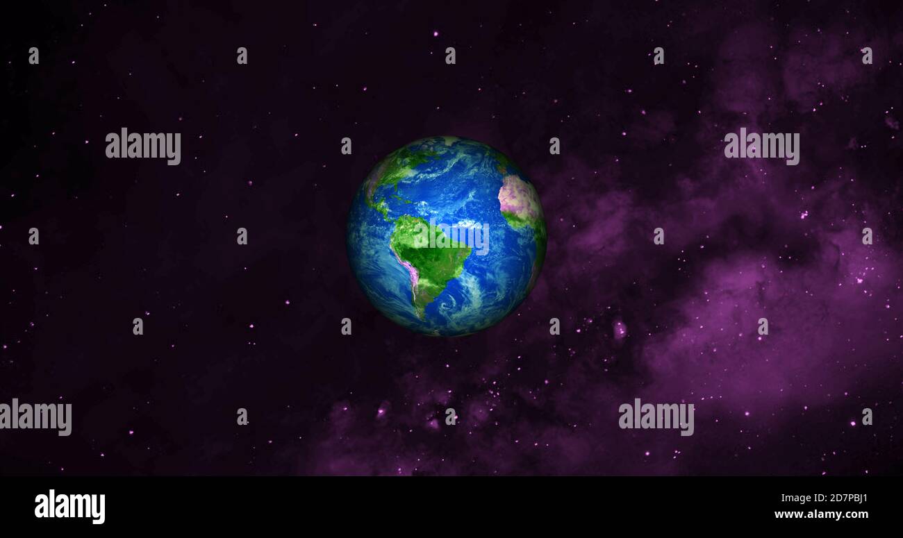 Shine light and glow small stars with Earth to realistic style from ...