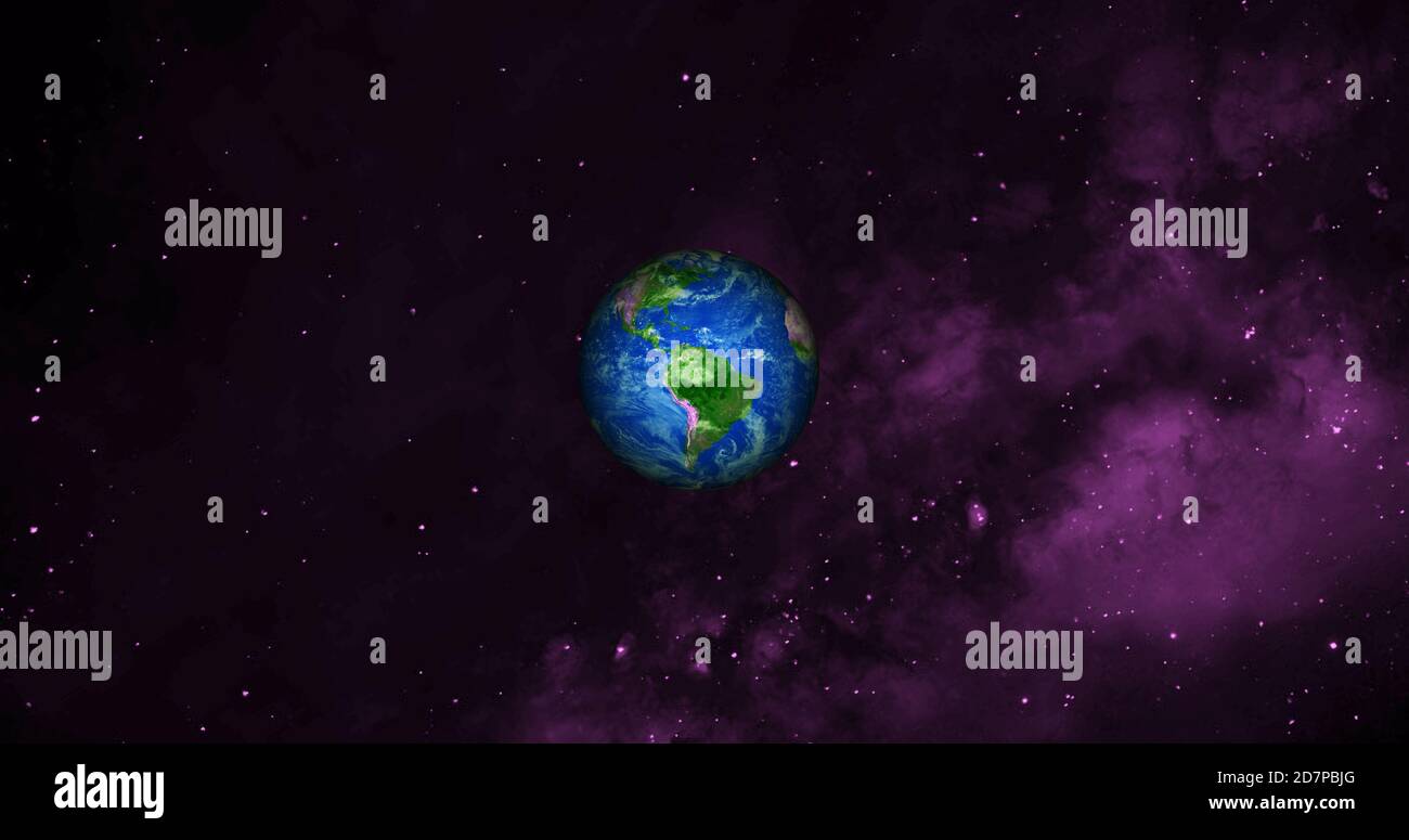 Shine light and glow small stars with Earth to realistic style from ...