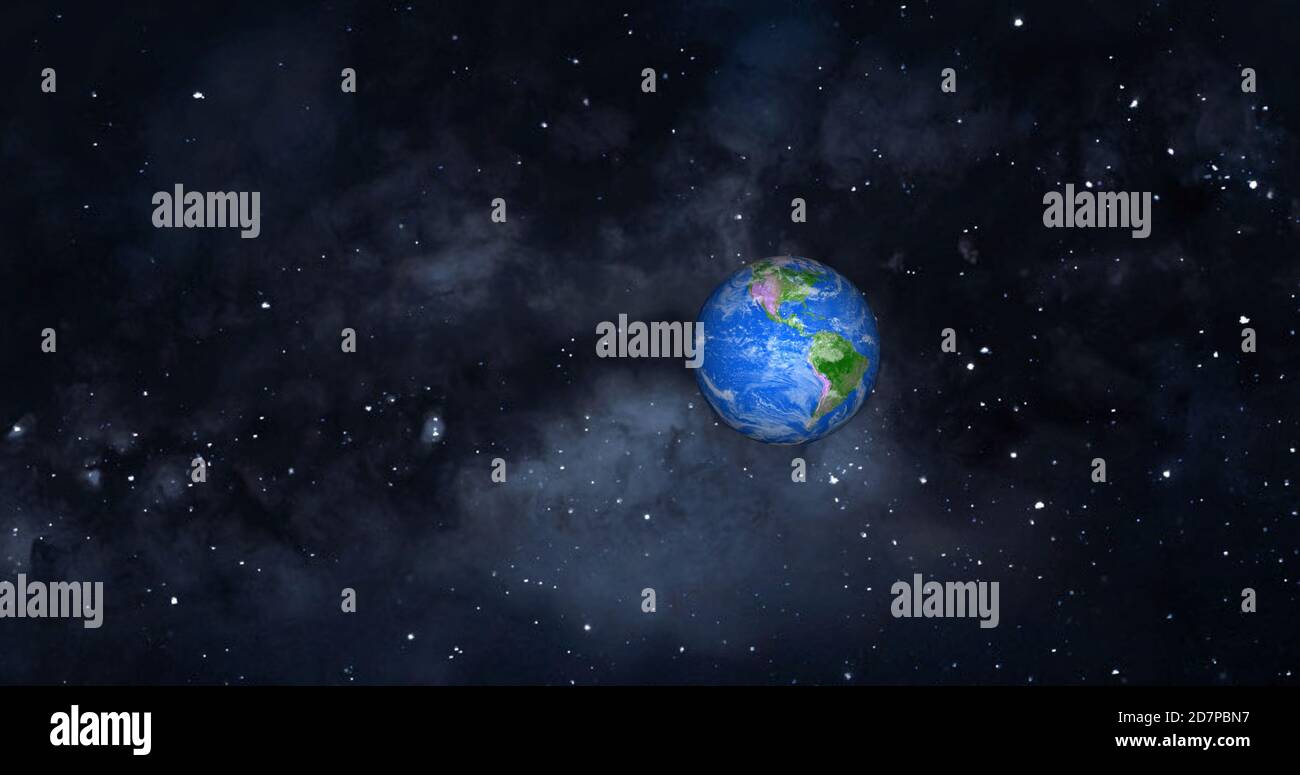 Shine light and glow small stars with Earth to realistic style from ...