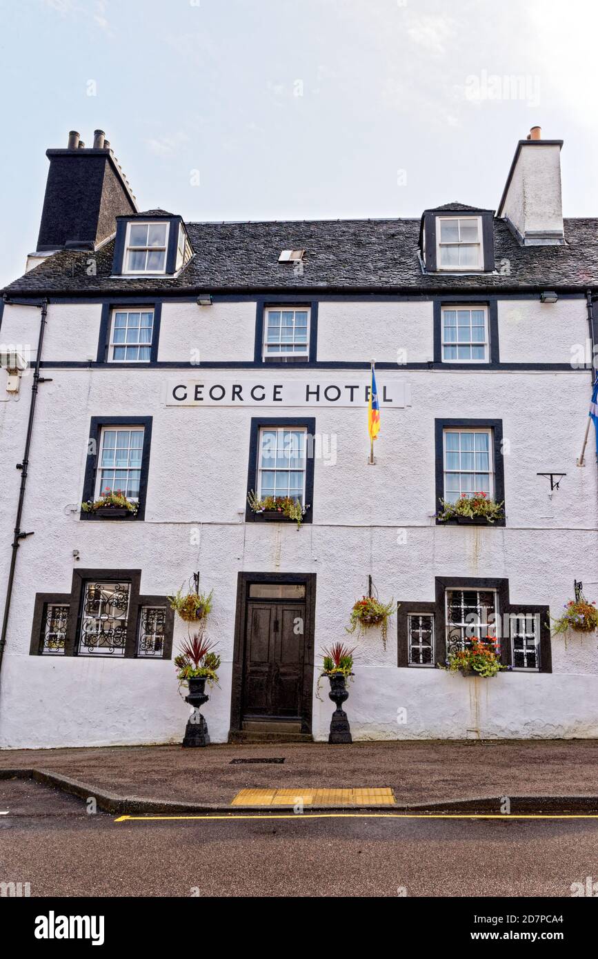 George Hotel in the town centre - Inveraray - Argyll & Bute, Scotland ...