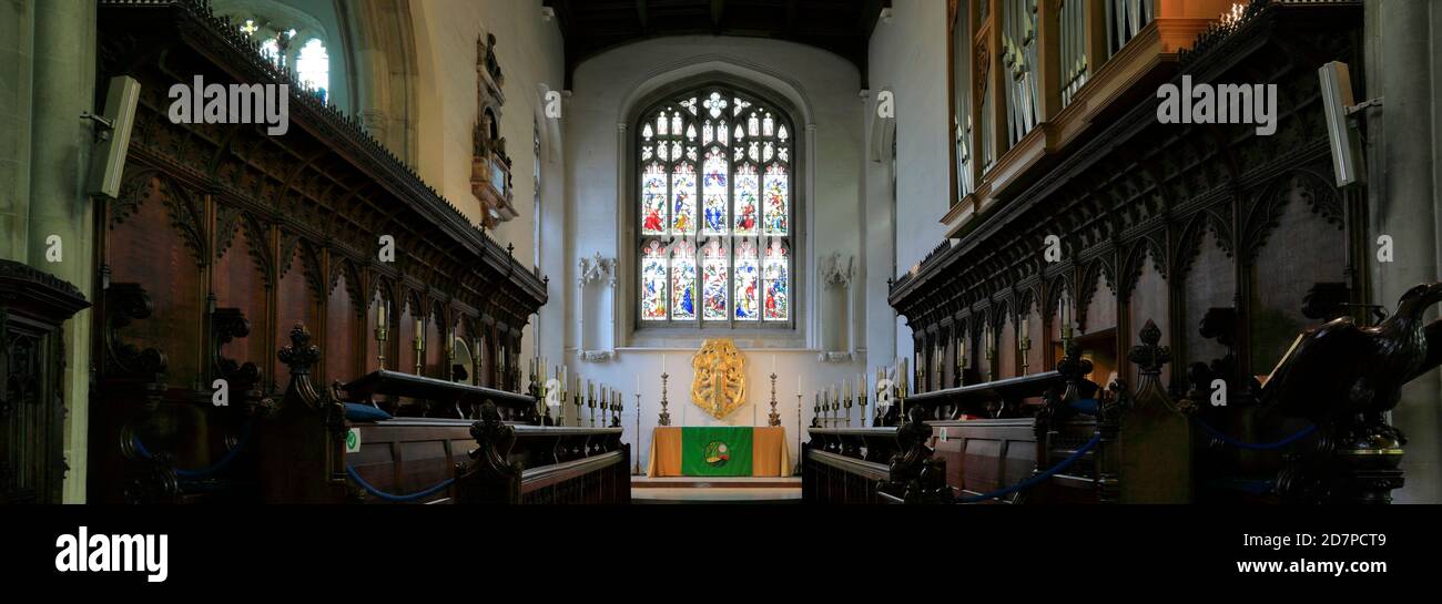 Interior view of Great St Marys Church, Kings Parade, Cambridge City ...