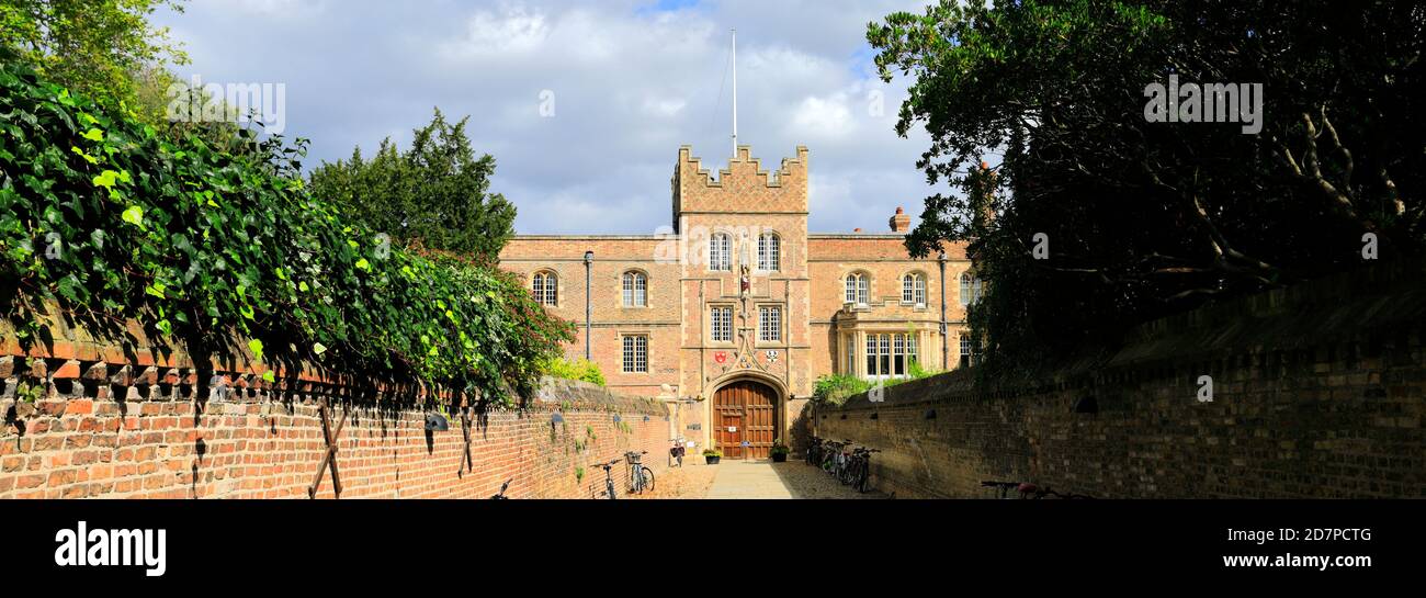 Jesus college cambridge entrance hi-res stock photography and images ...