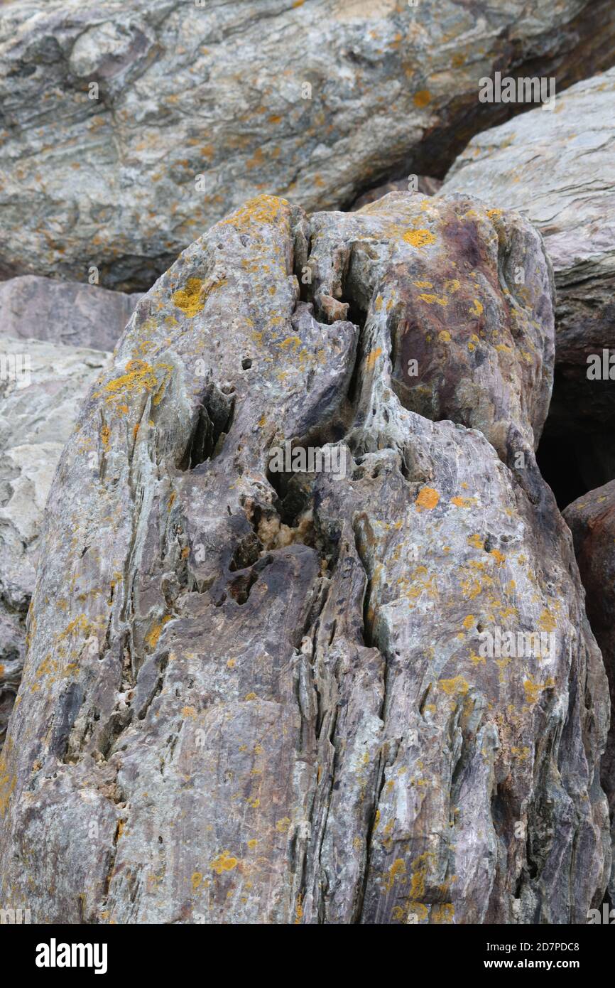 Dalradian rock formation hi-res stock photography and images - Alamy