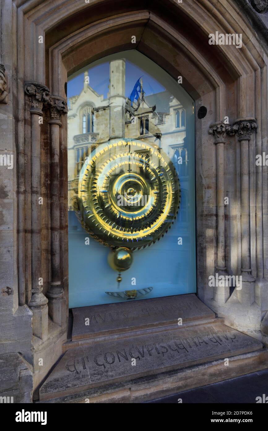 The Corpus Clock, Taylor Library, Corpus Christi College, University of ...