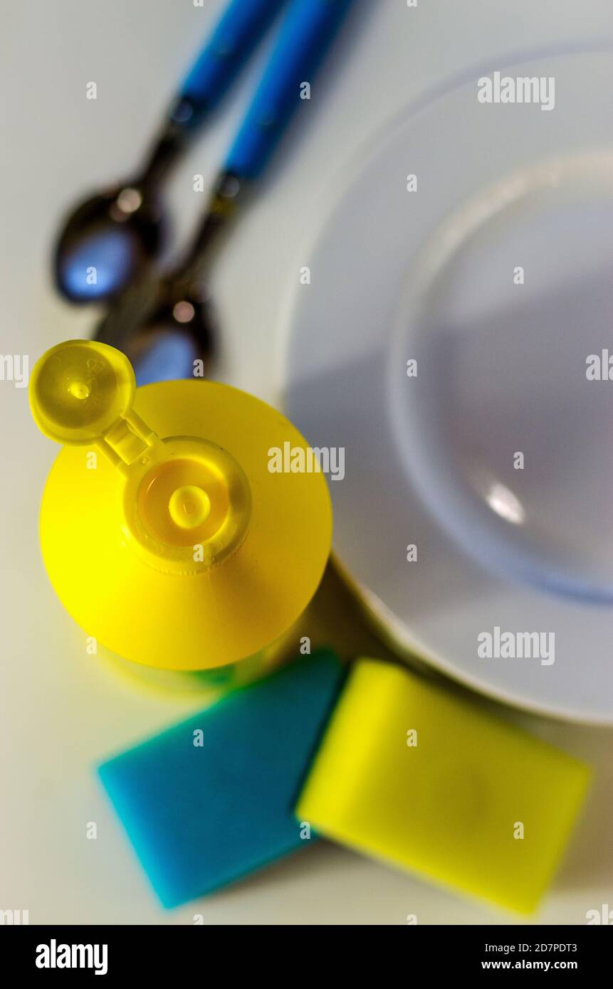 Dishwashing utensils hi-res stock photography and images - Alamy