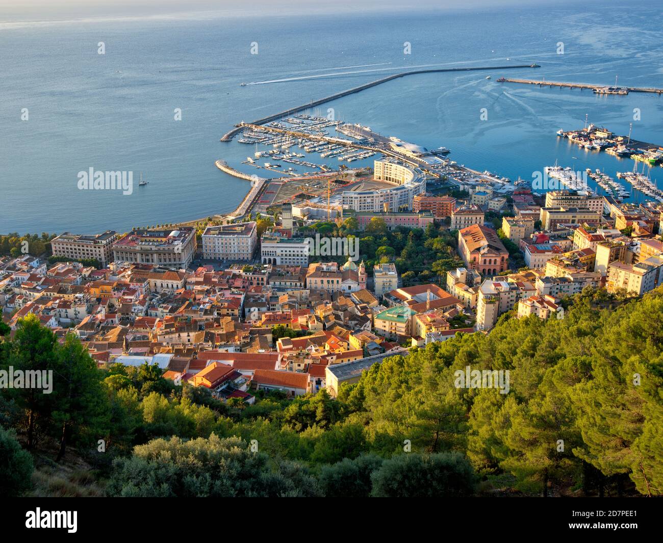 Aerial view of Salerno. Italy Stock Photo - Alamy
