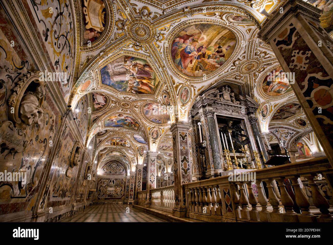Duomo cathedral crypt hi-res stock photography and images - Alamy